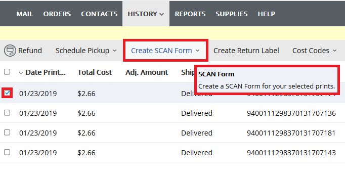 Create a USPS SCAN Form | How To – ShippingEasy