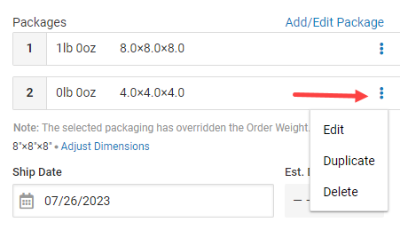 Add Multiple Packages to a Shipment | How To – ShippingEasy