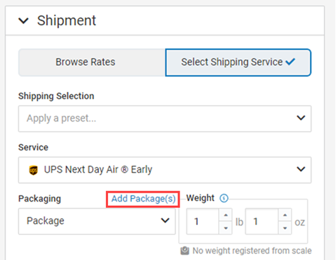 Add Multiple Packages to a Shipment | How To – ShippingEasy