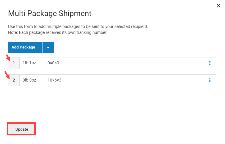 Add Multiple Packages to a Shipment | How To – ShippingEasy