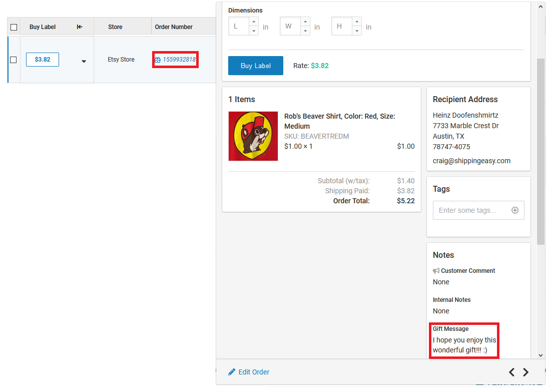 Process Gift Orders in ShippingEasy | How To – ShippingEasy