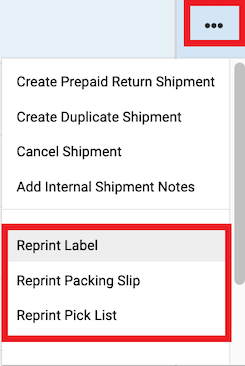 Print from SHIPMENT HISTORY | How To – ShippingEasy