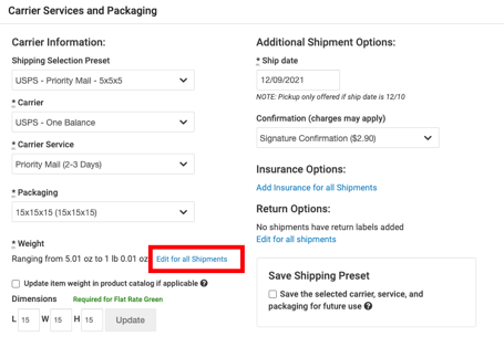 Batching Labels and Shipments | FAQs – ShippingEasy