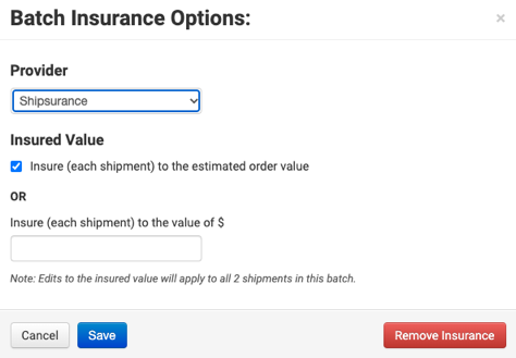 Batching Labels and Shipments | FAQs – ShippingEasy